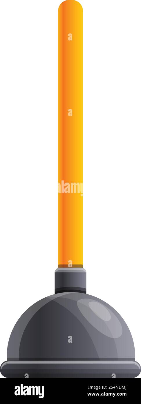 Toilet hand sucker icon. Cartoon of toilet hand sucker vector icon for ...