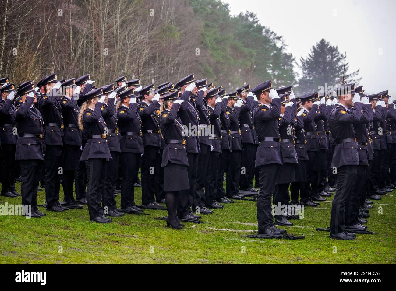 Sandnes 20250113. Norwegian Police officer Markus Botnen from Sandnes ...
