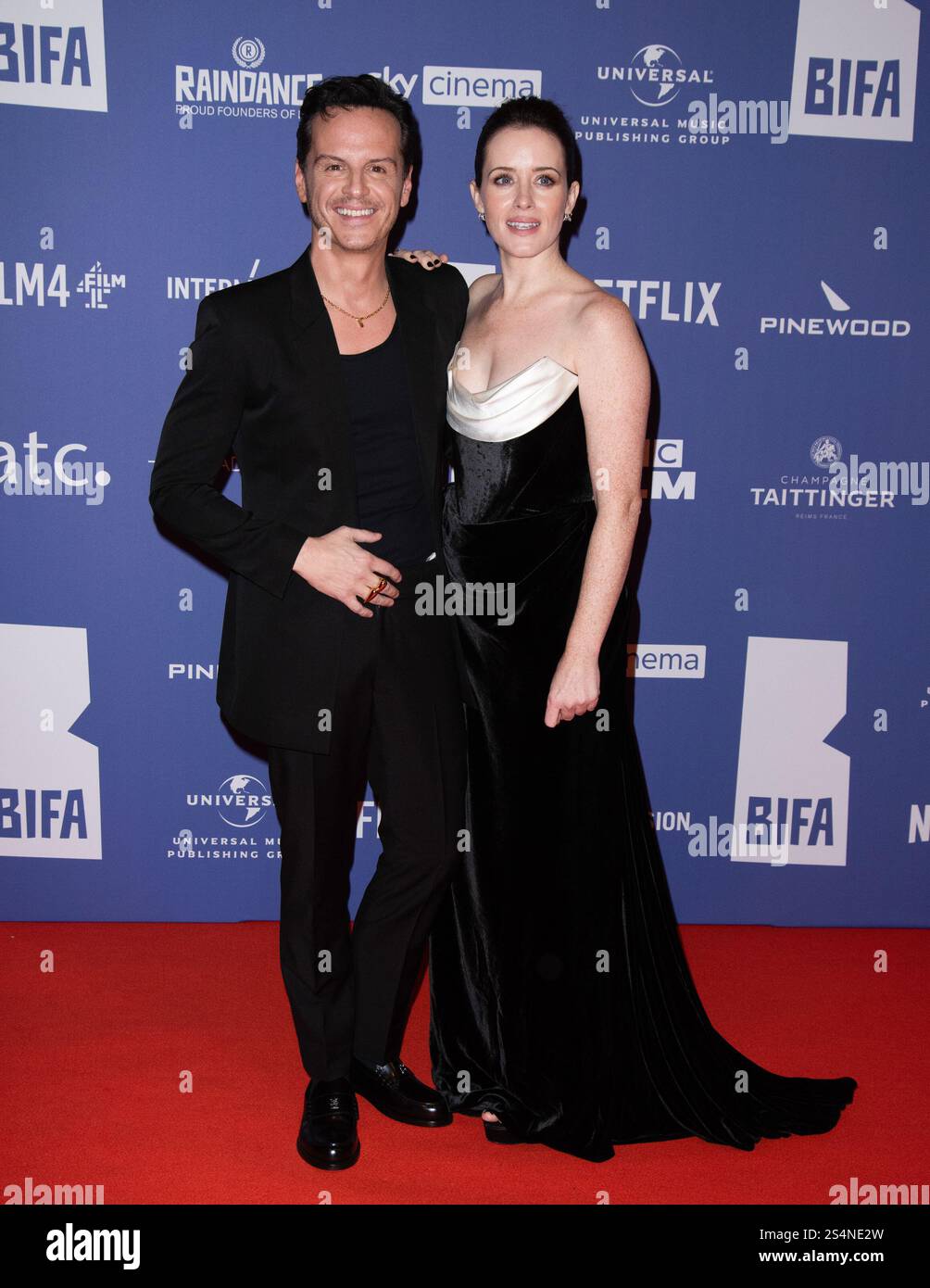 Andrew Scott and Claire Foy attends the 26th British Independent Film ...
