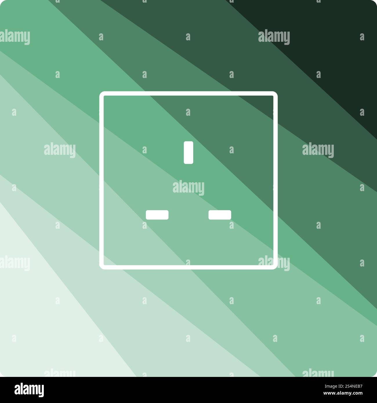 Great Britain Electrical Socket Icon. Flat Color Ladder Design. Vector ...