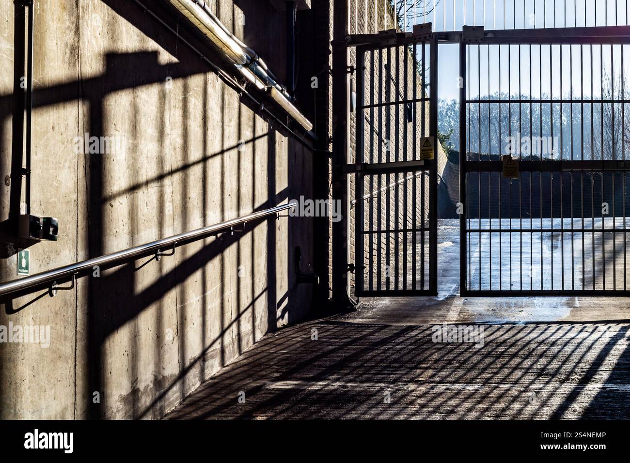 Light streaming through gates hi-res stock photography and images - Alamy