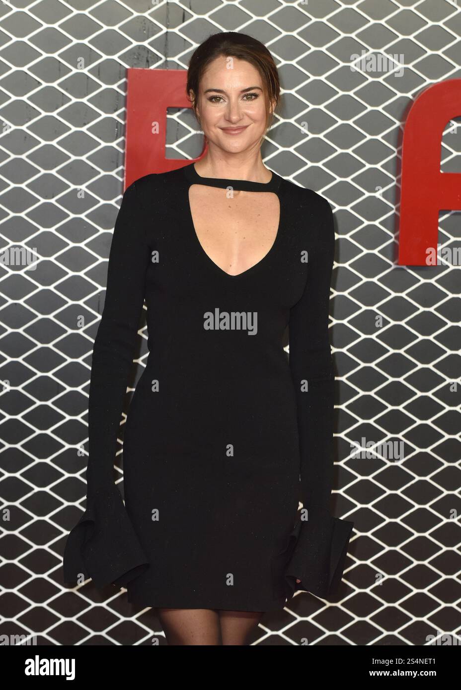 Shailene Woodley attends ‘ Ferrari ‘ UK Premiere, at the Odeon Luxe ...