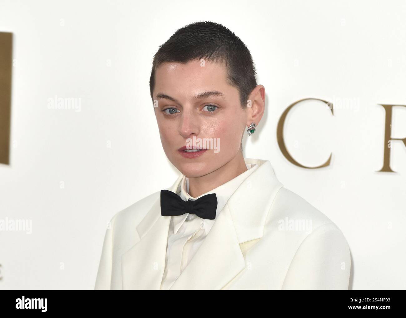 Emma Corrin attends ' The Crown ' Finale Celebration at the Southbank ...