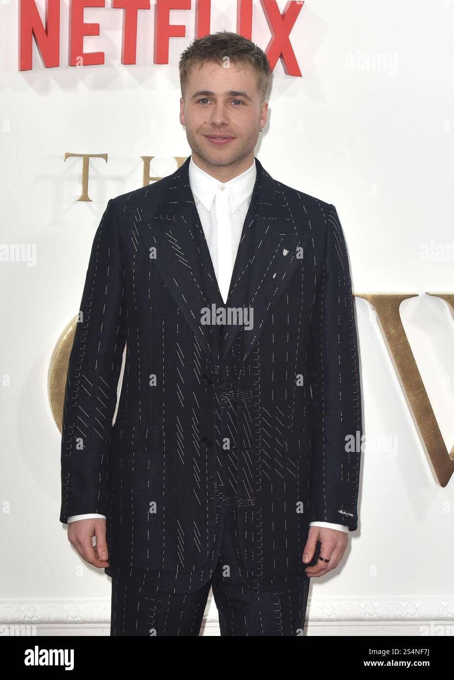 Ed McVey attends ' The Crown ' Finale Celebration at the Southbank ...