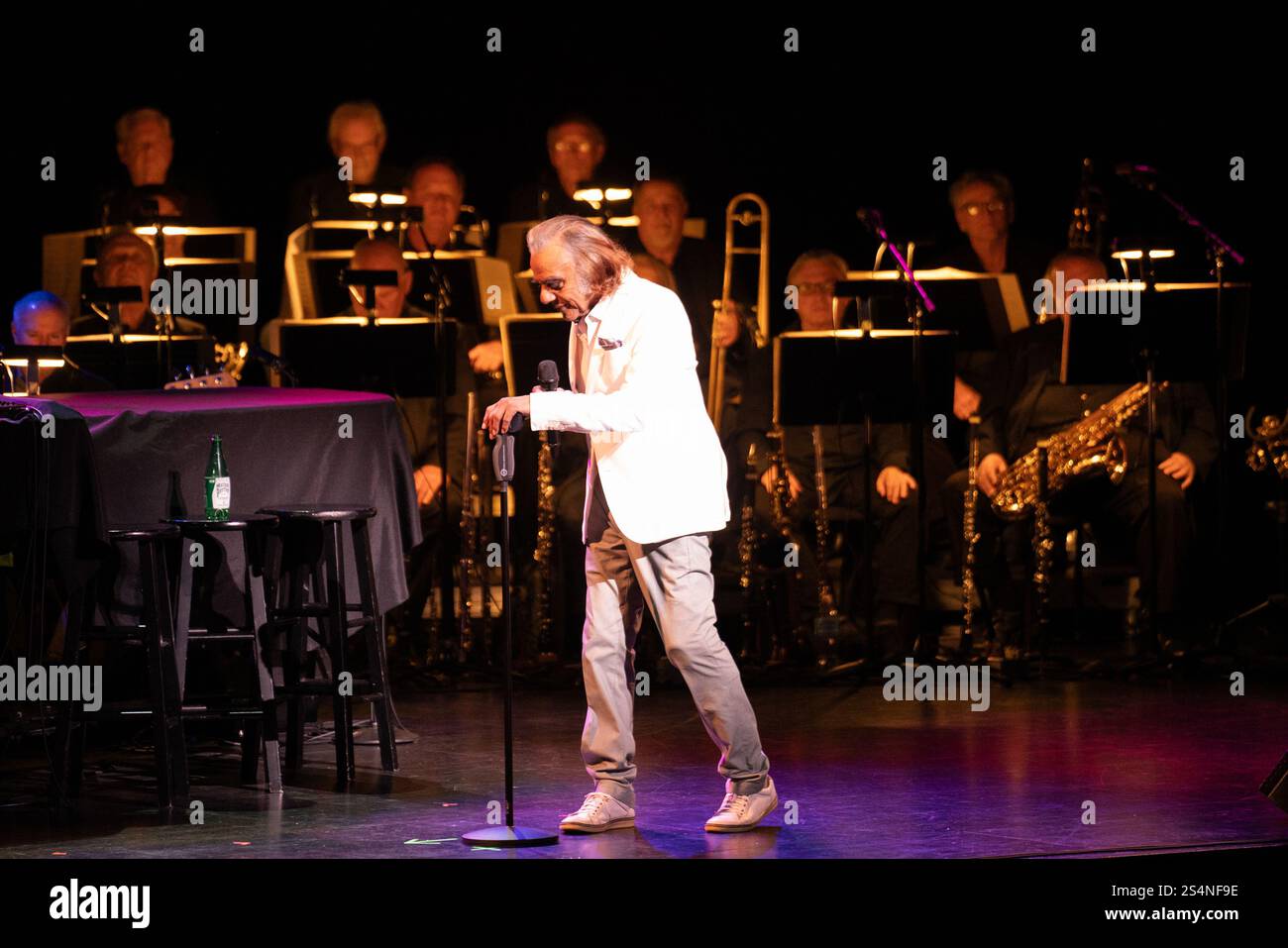 Fort Lauderdale, USA. 11th Jan, 2025. Johnny Mathis performs in Fort ...