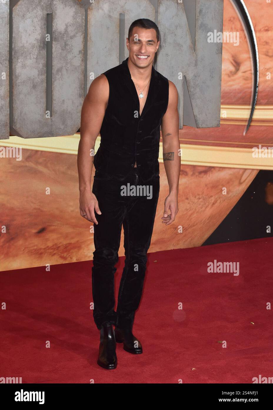 Staz Nair attends ' Rebel Moon: Part One - A Child of Fire ‘ London ...