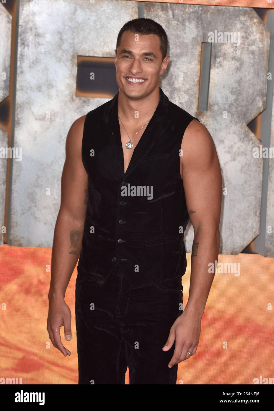 Staz Nair attends ' Rebel Moon: Part One - A Child of Fire ‘ London ...