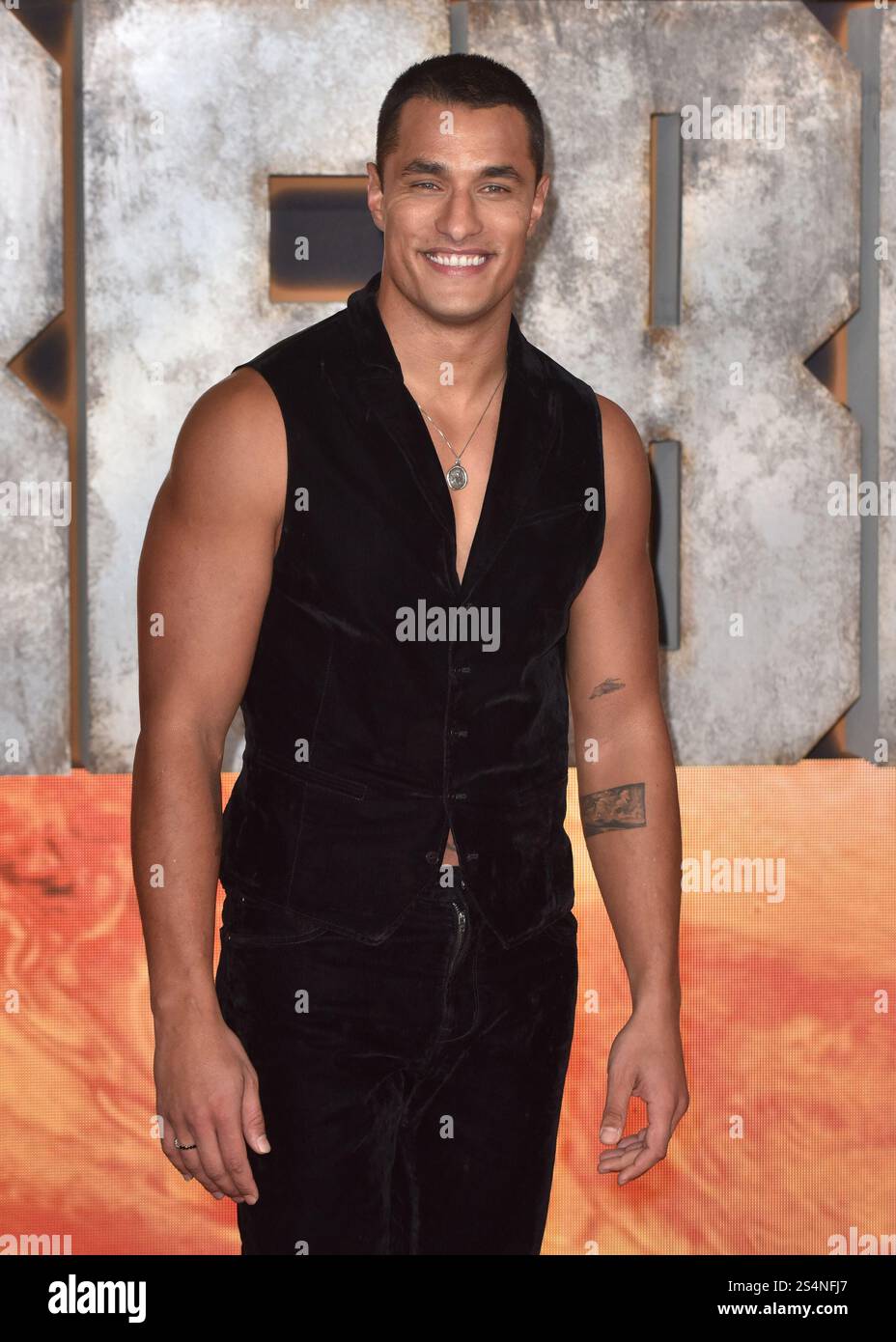 Staz Nair attends ' Rebel Moon: Part One - A Child of Fire ‘ London ...