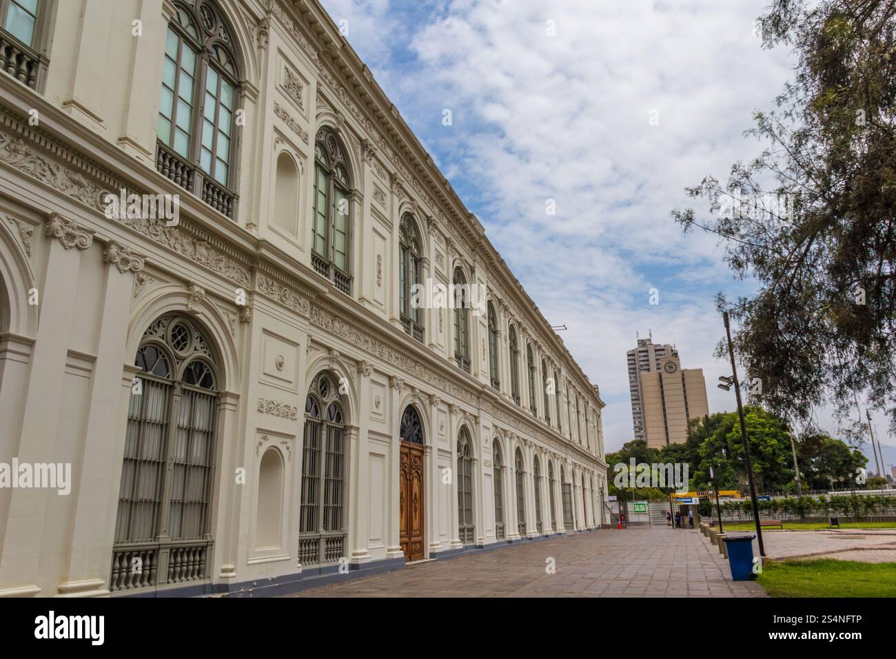 MALI Lima Art Museum, Park of the Exposition - Lima, Peru Stock Photo ...