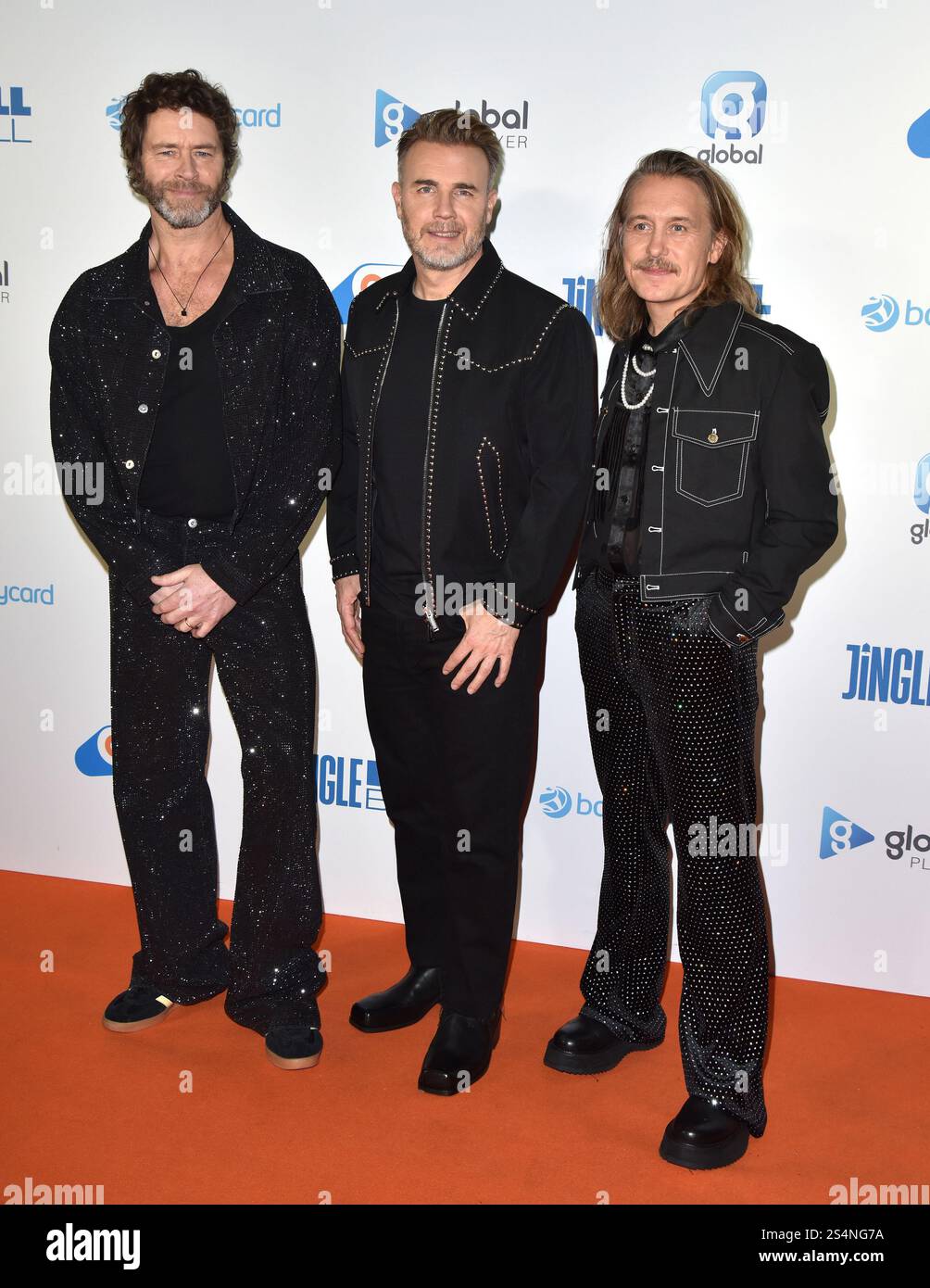 Take That ( Howard Donald, Gary Barlow and Mark Owen ) attends Capital ...