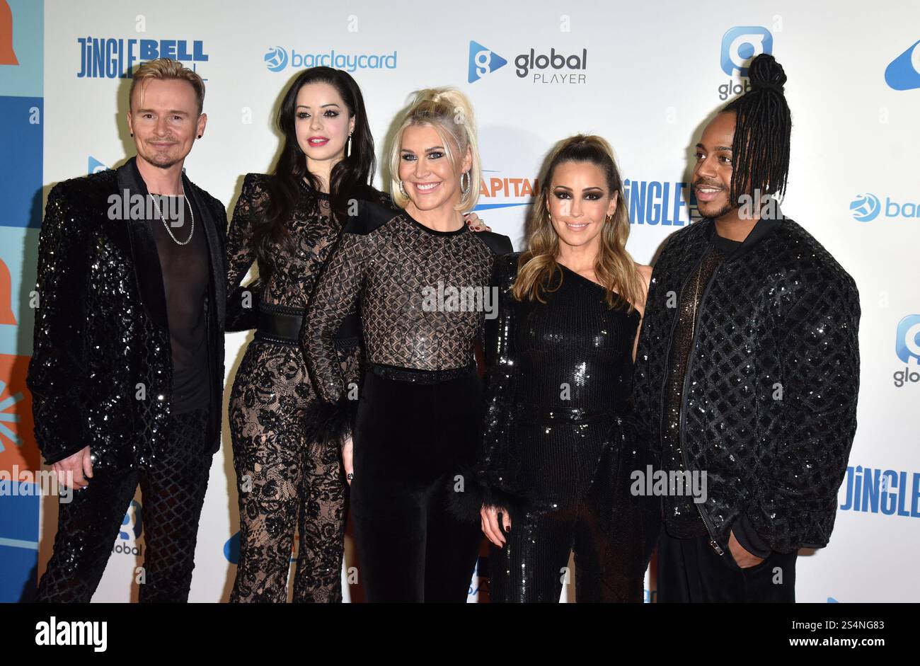S Club ( Tina Barrett, Jon Lee, Bradley McIntosh, Jo O'Meara and Rachel ...