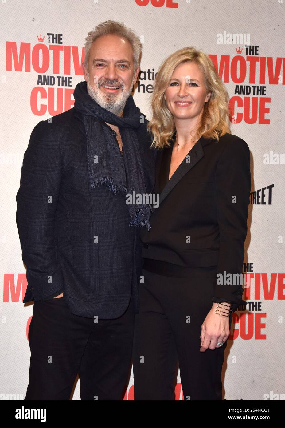 Sam Mendes and Alison Balsom attend ‘ The Motive and the Cue ‘ - West End opening night at the ...