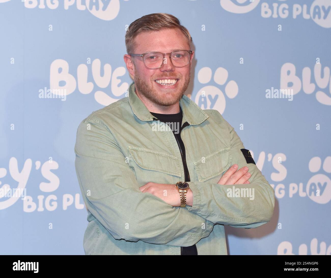 Rob Beckett attends the Gala Performance of ‘ Bluey's Big Play ‘ at the ...