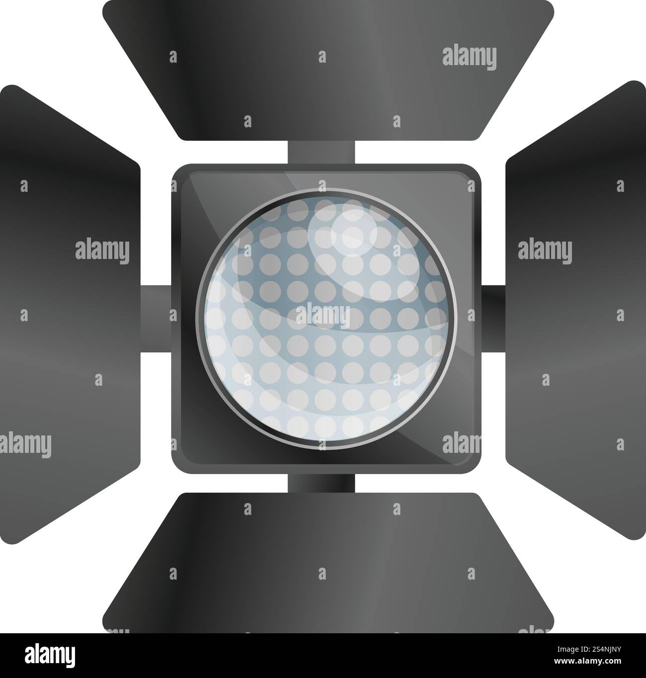 Camera spot light icon. Cartoon of camera spot light vector icon for ...