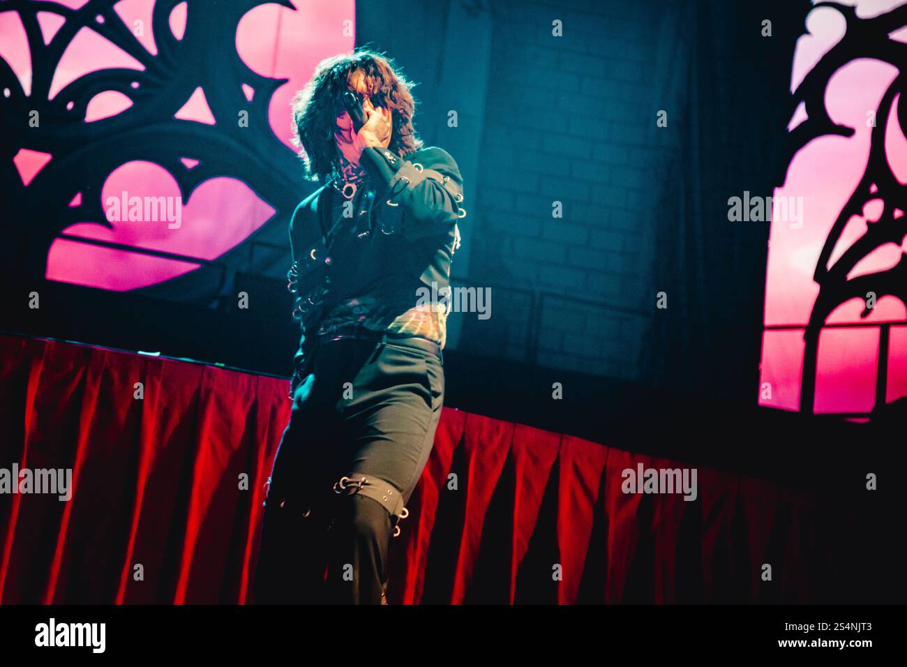 Oliver Sykes of Bring Me The Horizon performing live at the O2 Arena on ...