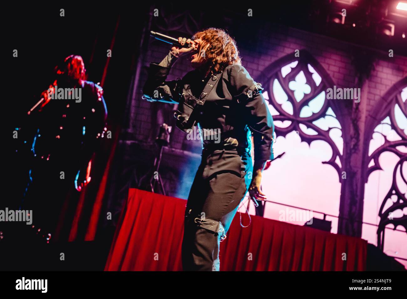 Oliver Sykes of Bring Me The Horizon performing live at the O2 Arena on ...