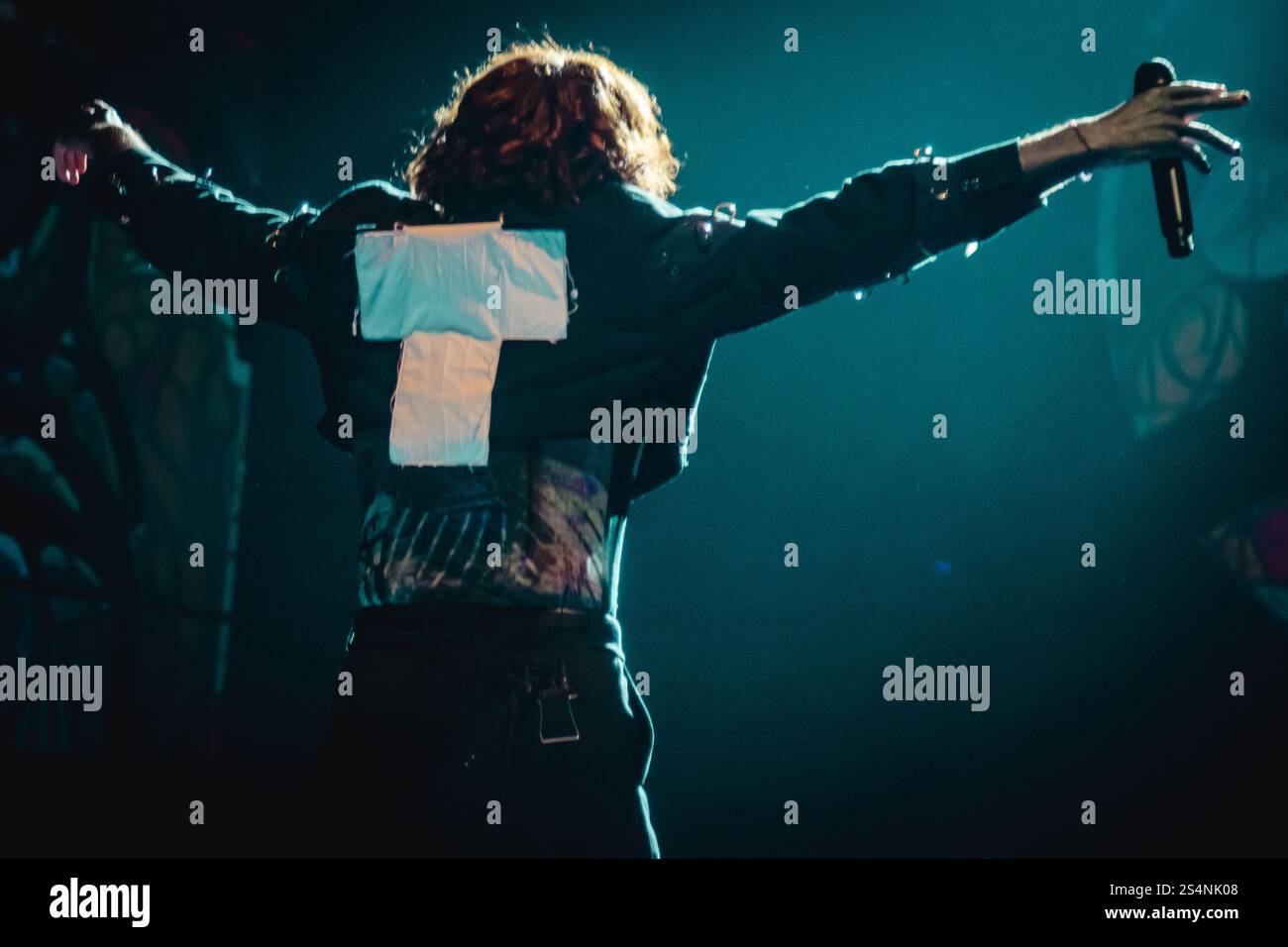 Oliver Sykes of Bring Me The Horizon performing live at the O2 Arena on ...