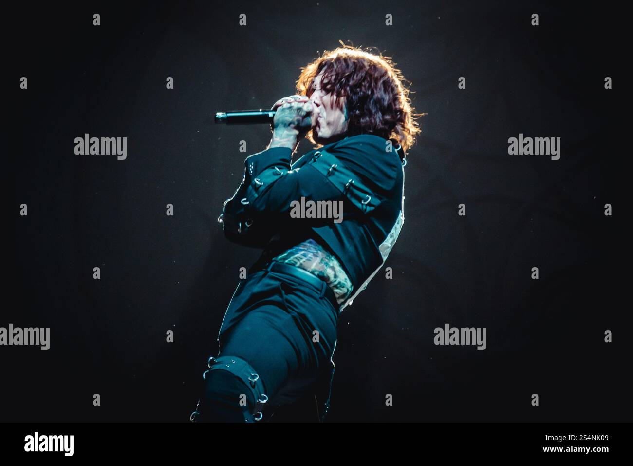 Oliver Sykes of Bring Me The Horizon performing live at the O2 Arena on ...