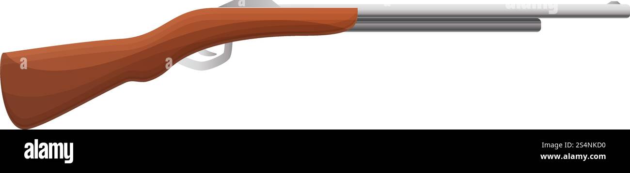 Shotgun icon. Cartoon of shotgun vector icon for web design isolated on ...