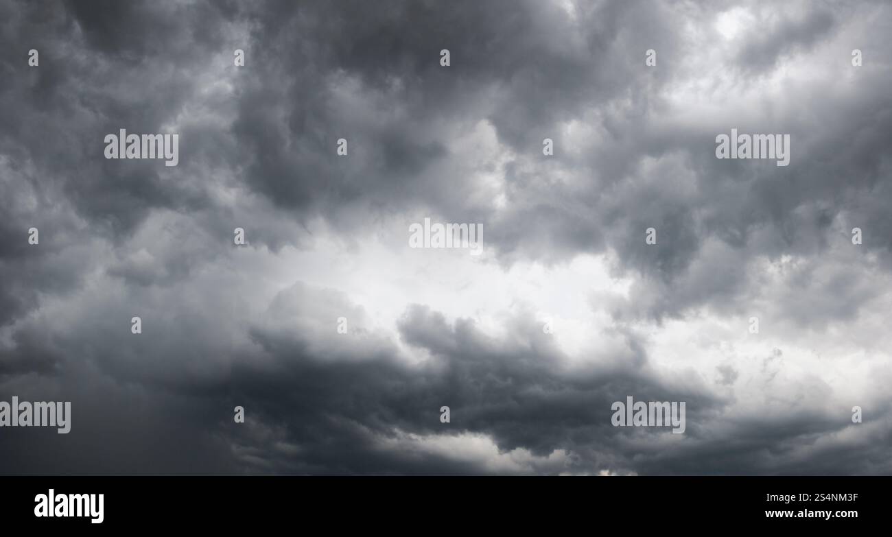 Overcast sky with storm clouds. Four shots composite picture Stock ...