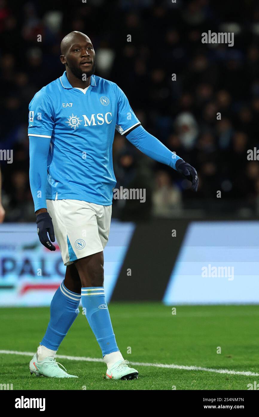 Napoli, Italia. 12th Jan, 2025. Napoli's Romelu Lukaku during the Serie ...