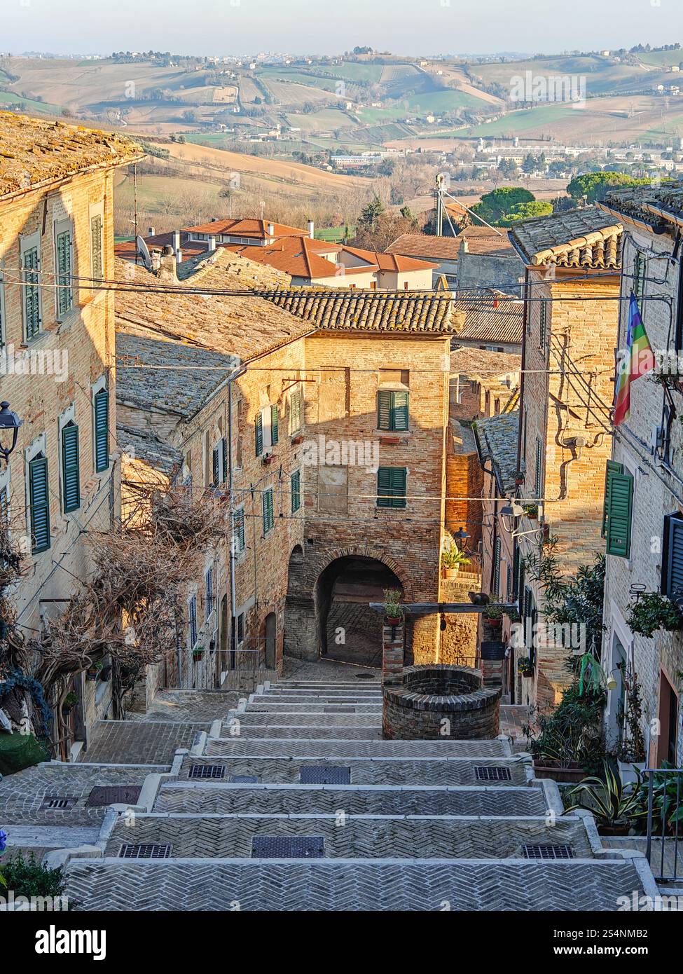 Corinaldo, Italy - one of the most tipycal villages of Marche region ...