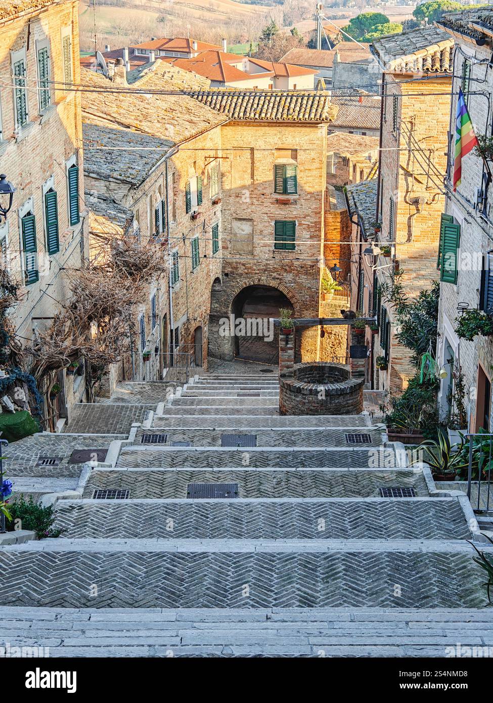 Corinaldo, Italy - one of the most tipycal villages of Marche region ...