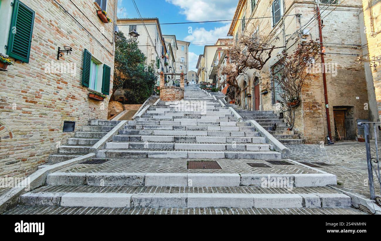 Corinaldo, Italy - one of the most tipycal villages of Marche region ...