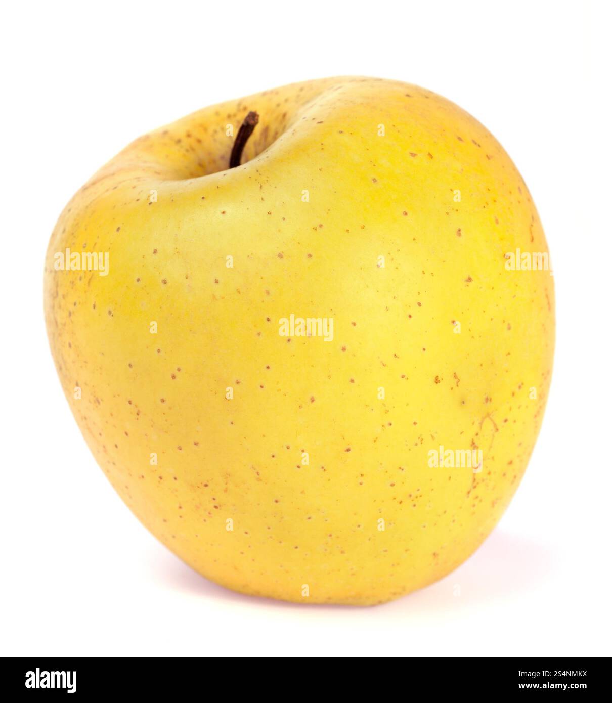 Big yellow delicious apple isolated on white background Stock Photo - Alamy