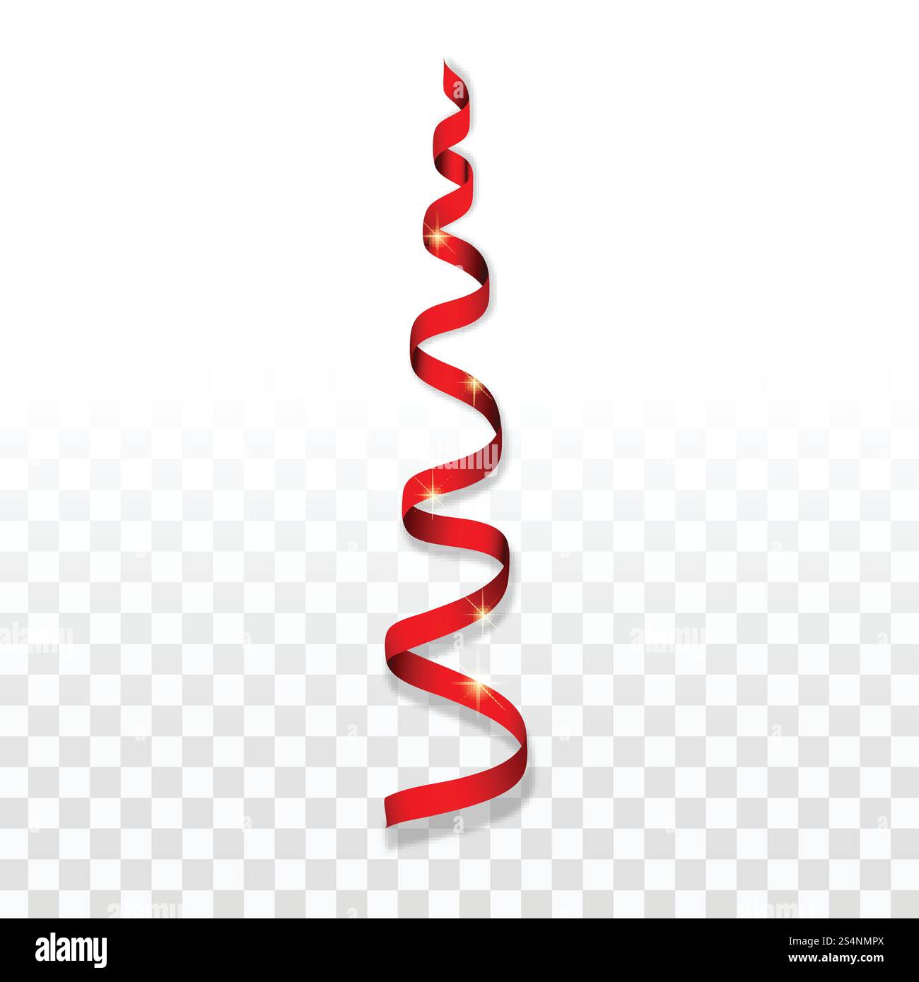 Red serpentine icon. Realistic illustration of red serpentine vector ...