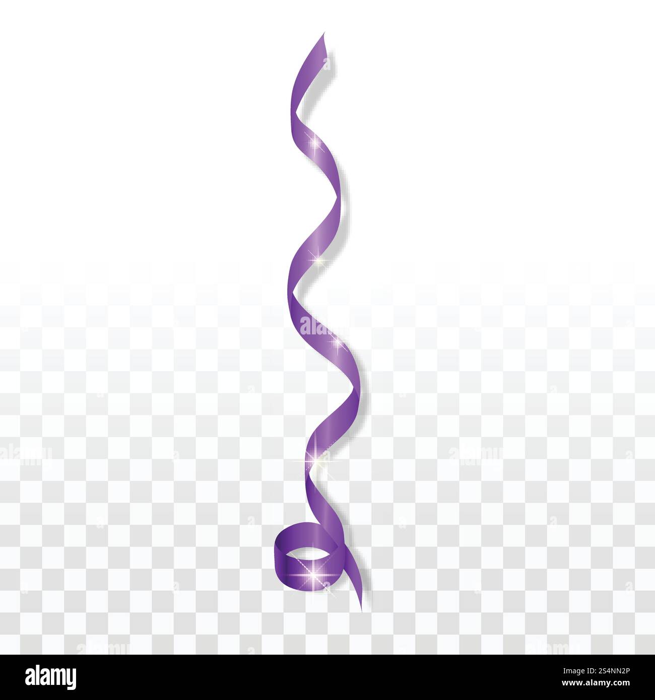 Purple serpentine icon. Realistic illustration of purple serpentine ...