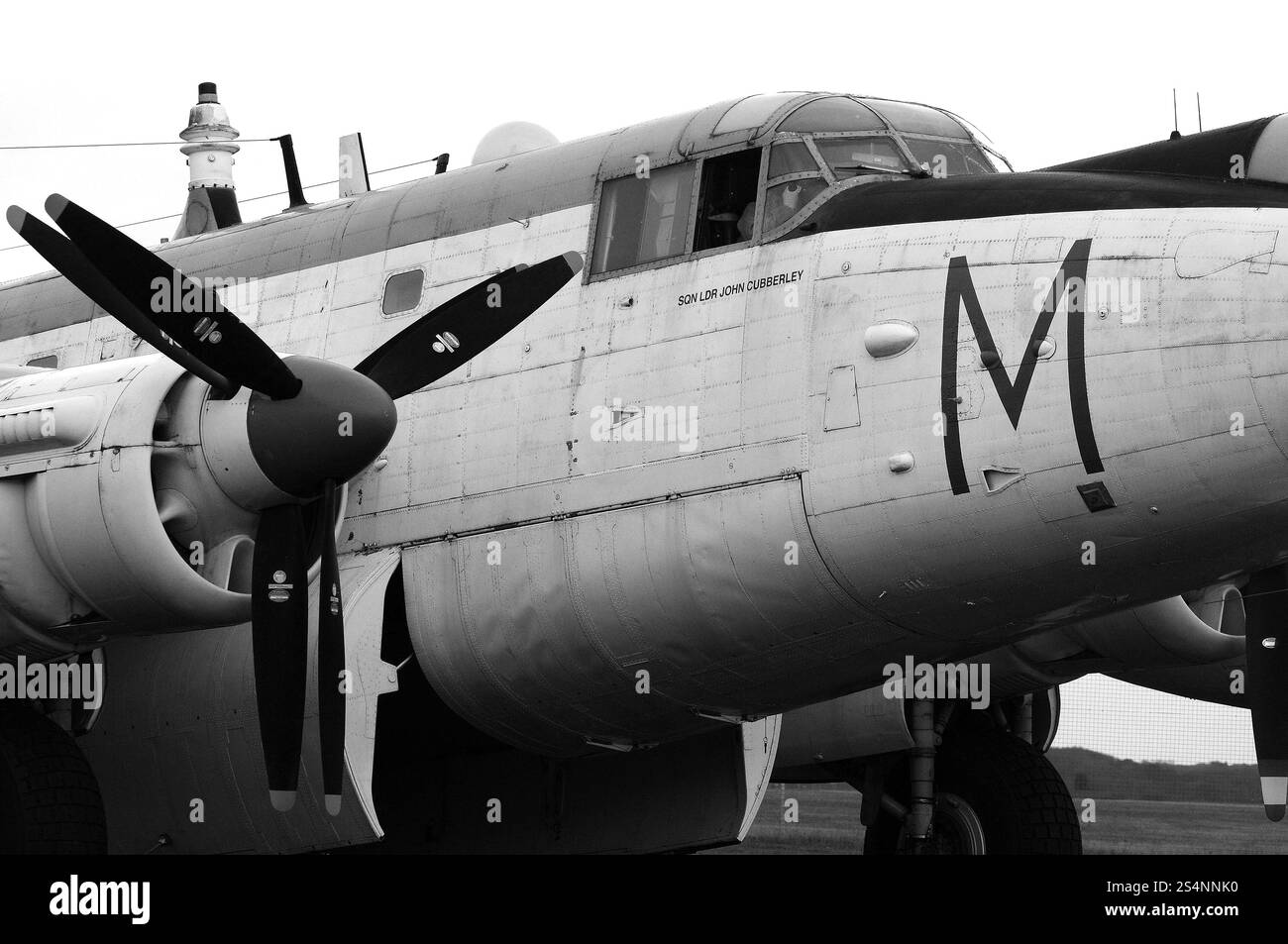 Avro Shackleton "WR963" at Coventry Airport Stock Photo - Alamy