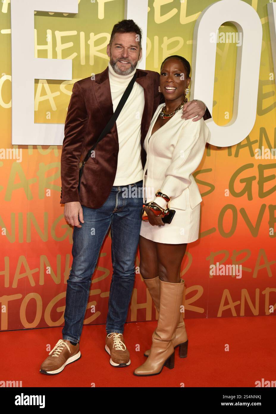 Fred Siriex and Fruitcake attends ‘ Bob Marley: One Love ‘ UK Premiere, at the BFI IMAX Waterloo ...