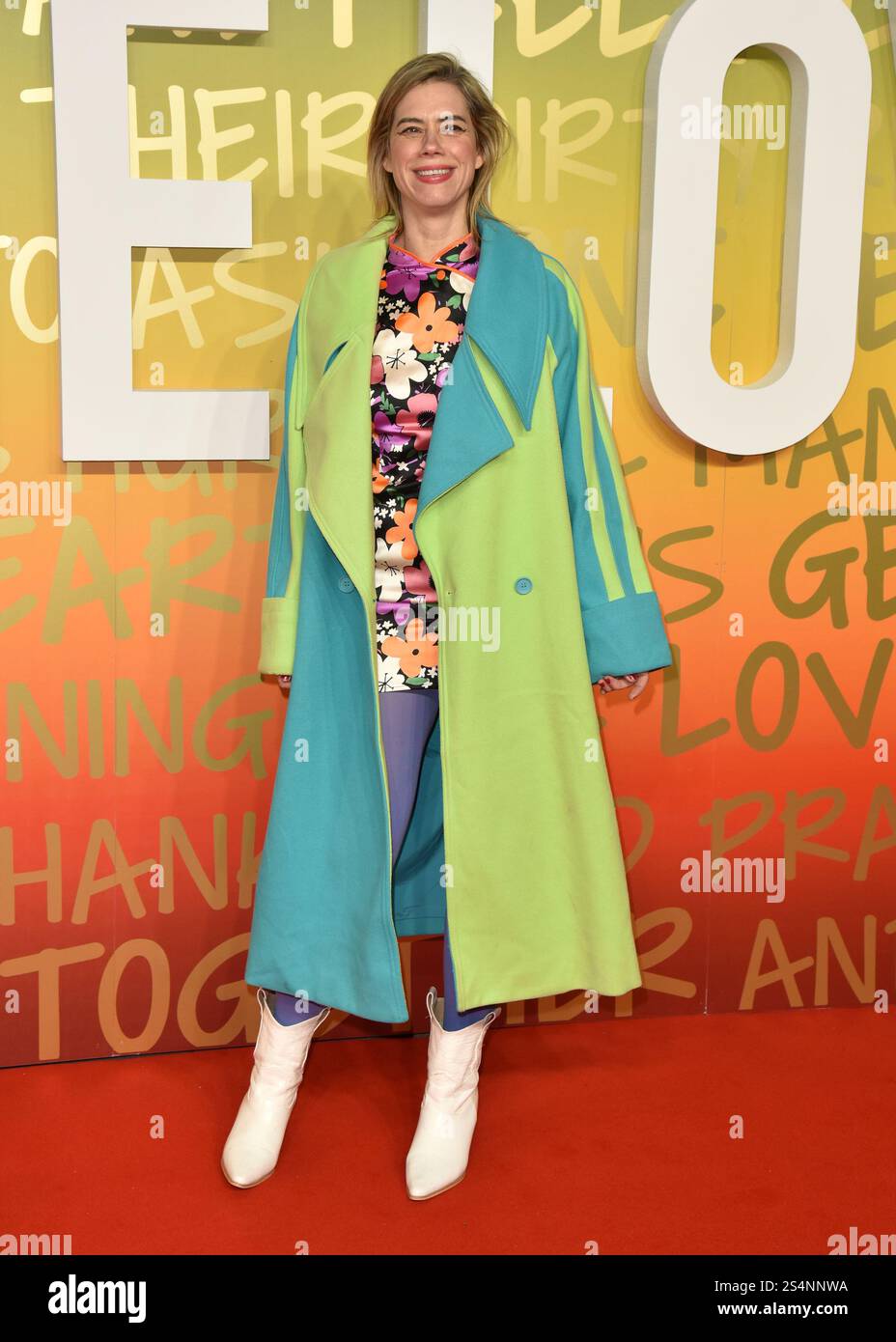 Lou Saunders attends ‘ Bob Marley: One Love ‘ UK Premiere, at the BFI IMAX Waterloo in London ...