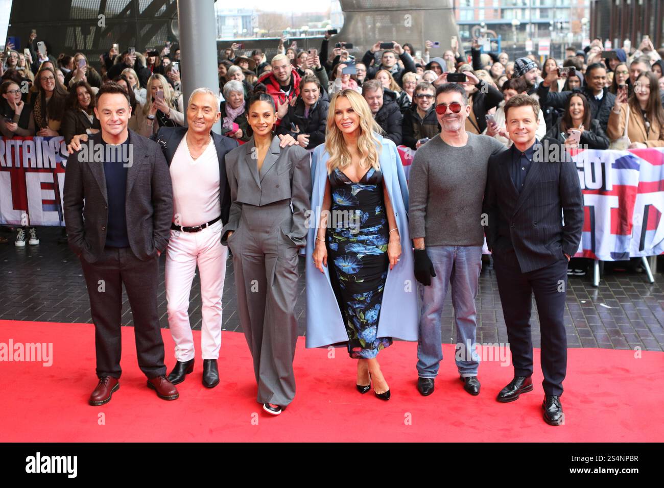 Anthony McPartlin, Bruno Tonioli, Alesha Dixon, Amanda Holden, Simon ...