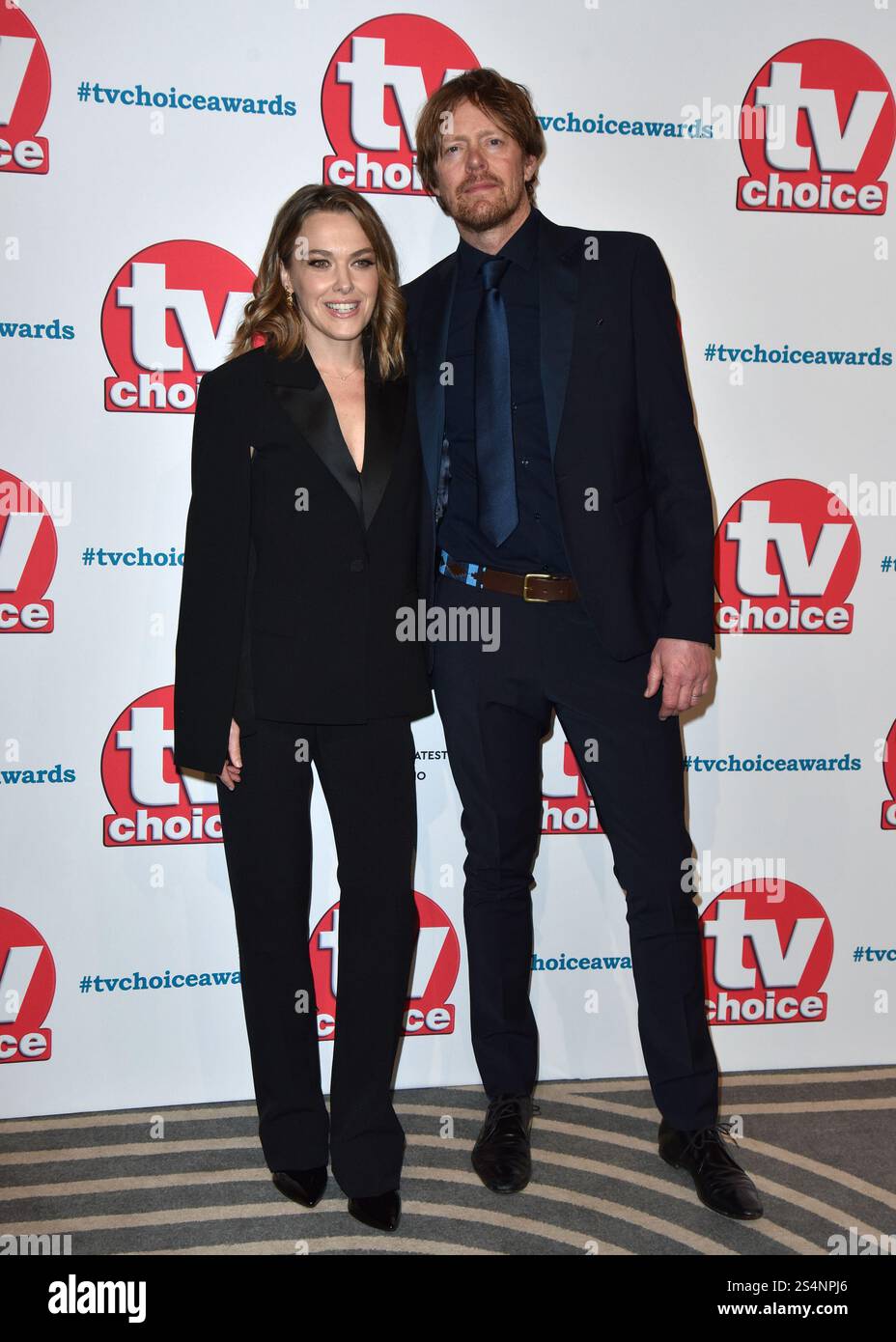 Sally Bretton and Kris Marshall attends the TV Choice Awards 2024, at the London Hilton on Park ...