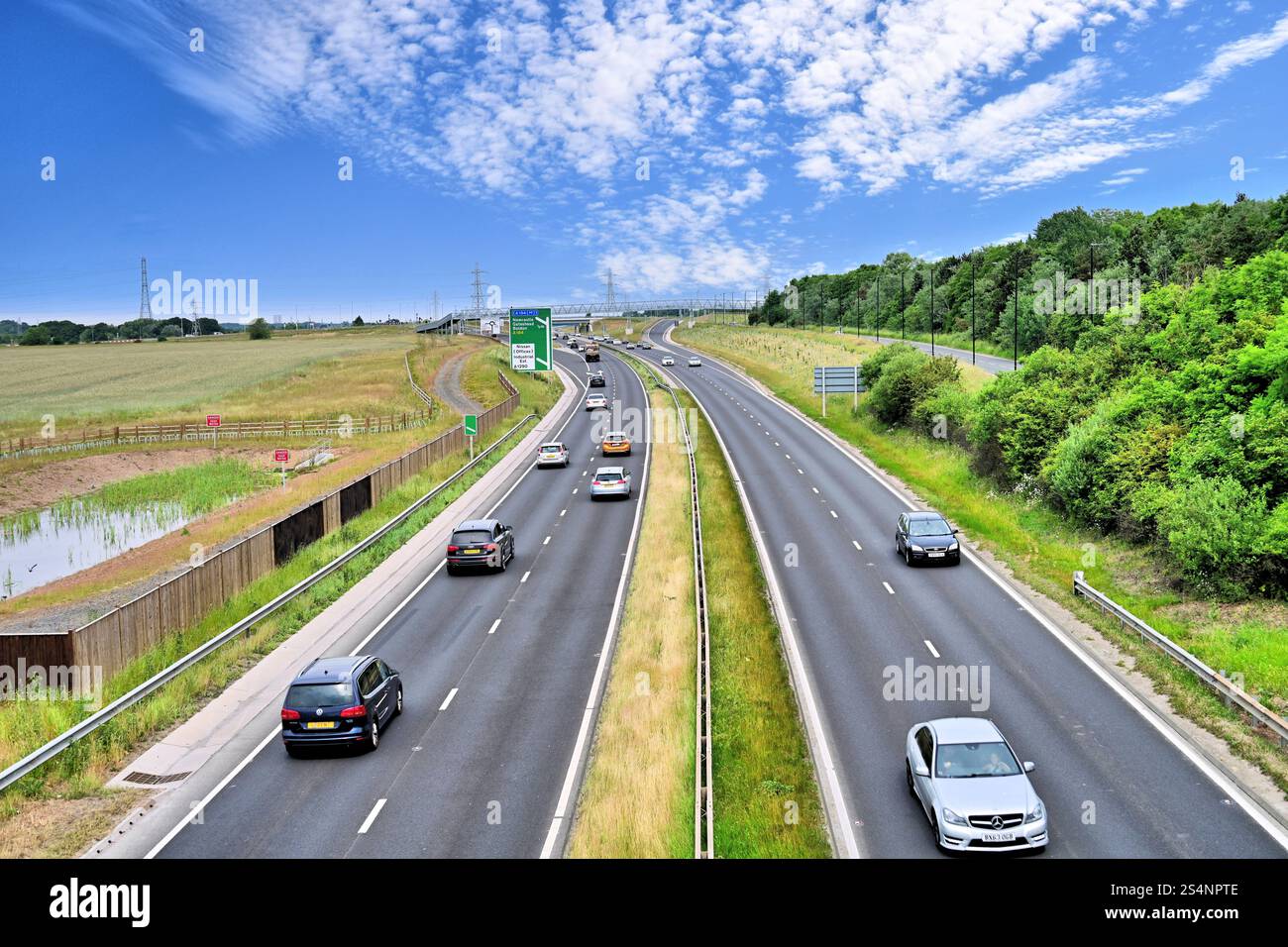 Nissan Offices Sunderland the A194 motoway turn off to the A1290 Nissan ...