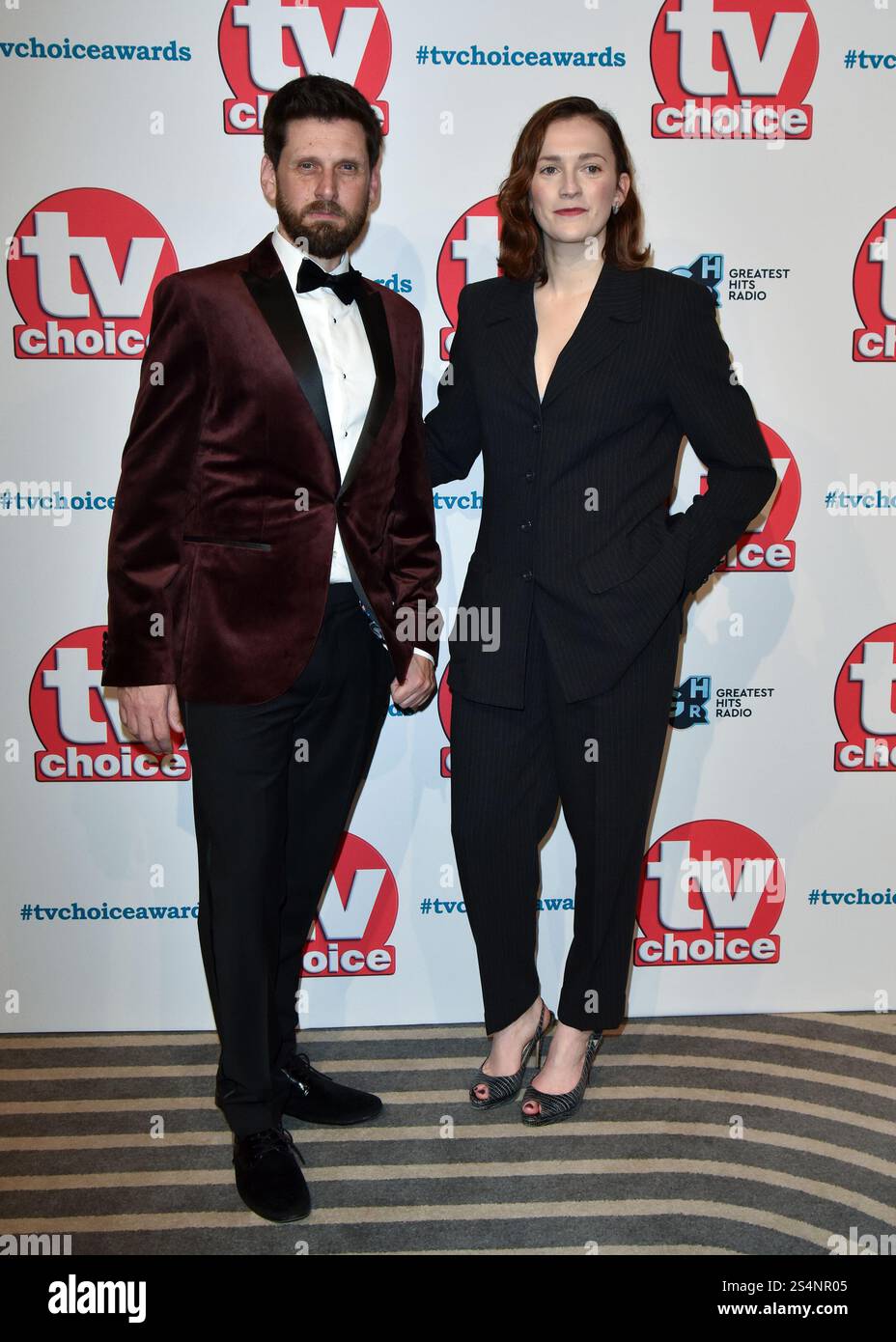 Laurence Rickard and Charlotte Ritchie attends the TV Choice Awards ...