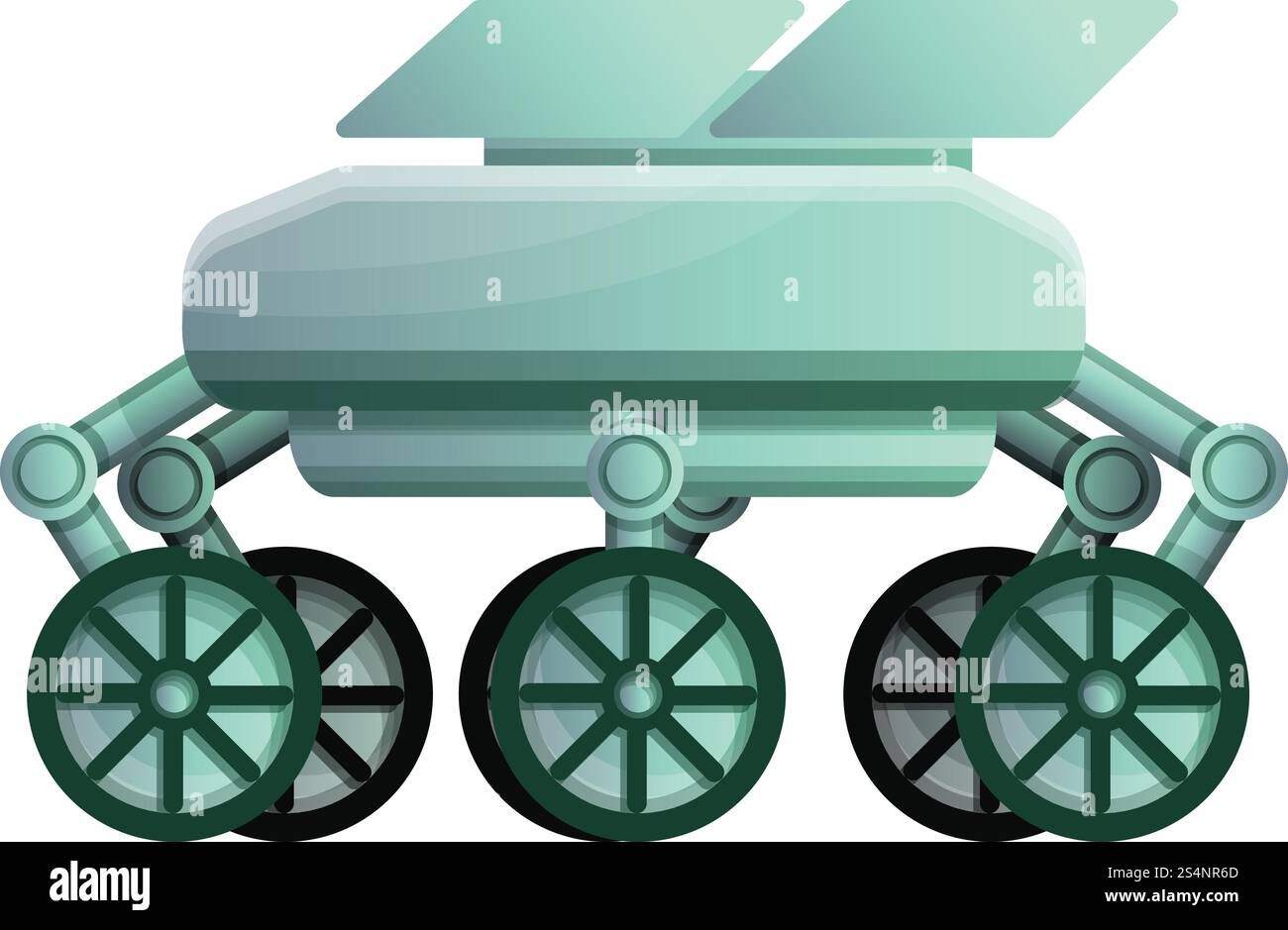 Moon rover icon. Cartoon of moon rover vector icon for web design ...