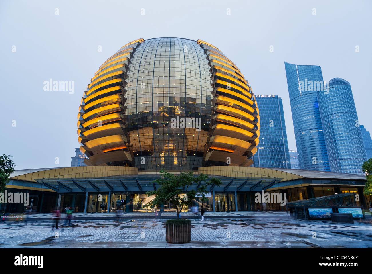 Hangzhou, China. 13th Jan, 2025. Qianjiang New City (Qianjiang CBD ...