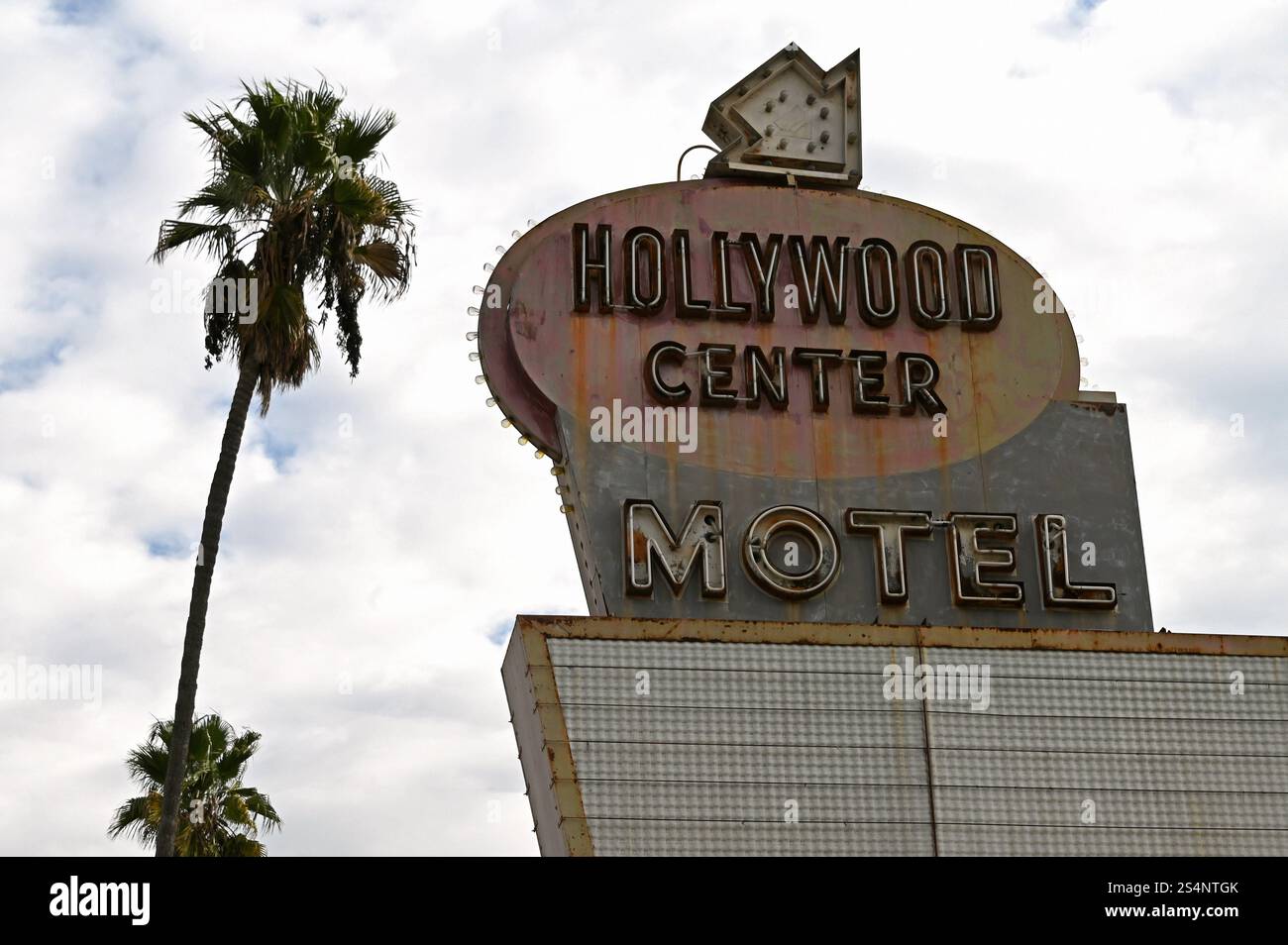 Hollywood Center Motel on Sunset Boulevard, Los Angeles, California ...