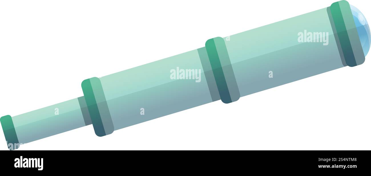 Space telescope icon. Cartoon of space telescope vector icon for web ...