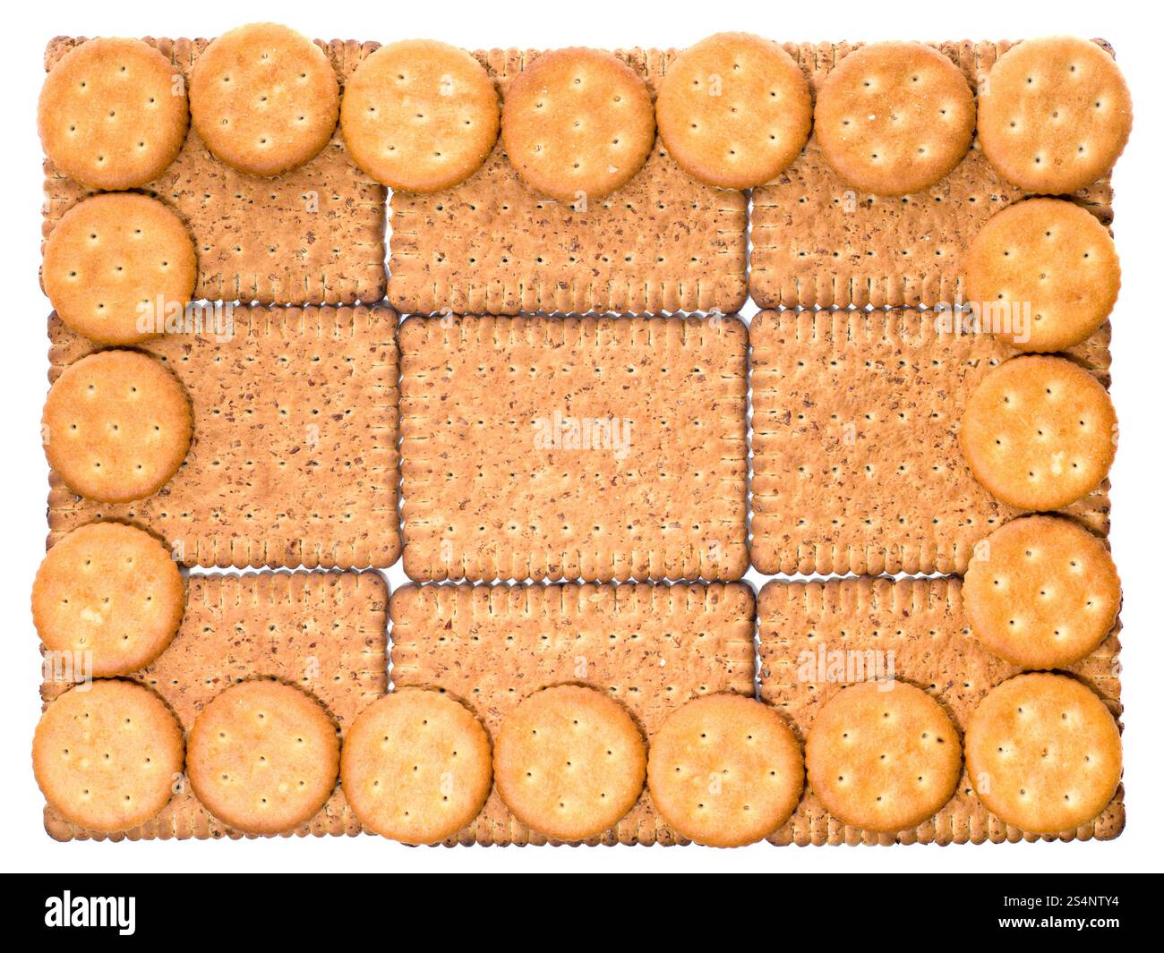 wheat biscuits closeup (food composition, background Stock Photo - Alamy