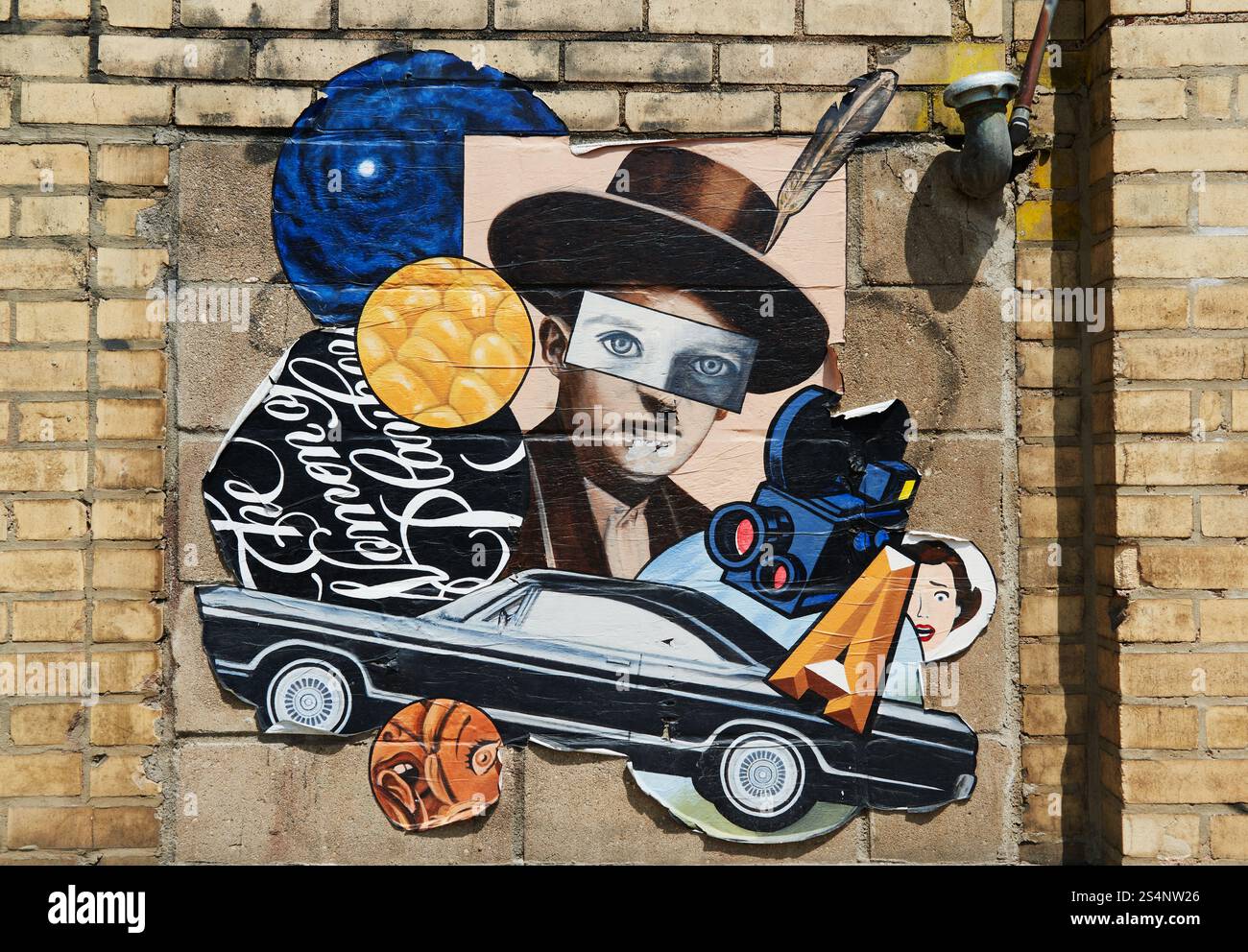 graffiti street art in Bushwick, Brooklyn, New York City Stock Photo ...