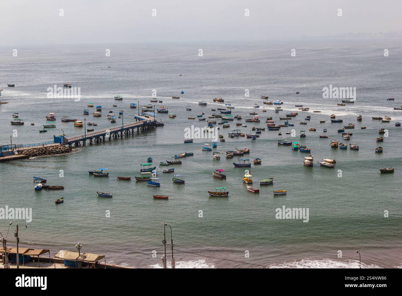 Fisherman's Wharf, Chorrillos District - Lima, Peru Stock Photo - Alamy