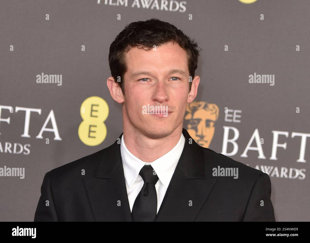 Callum Turner attends the 2024 EE BAFTA Film Awards at the Royal ...