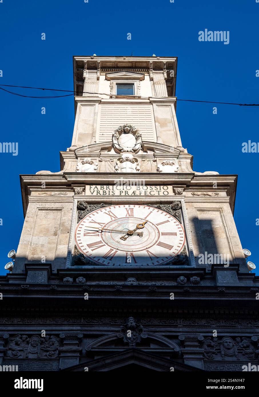 Palazzo Giureconsulti, a few steps from Piazza Duomo, with its clock ...