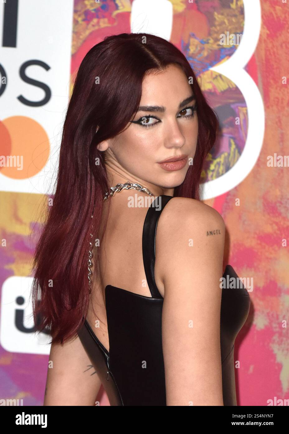 ***EDITORIAL USE ONLY*** Dua Lipa attends The BRIT Awards 2024 at The ...