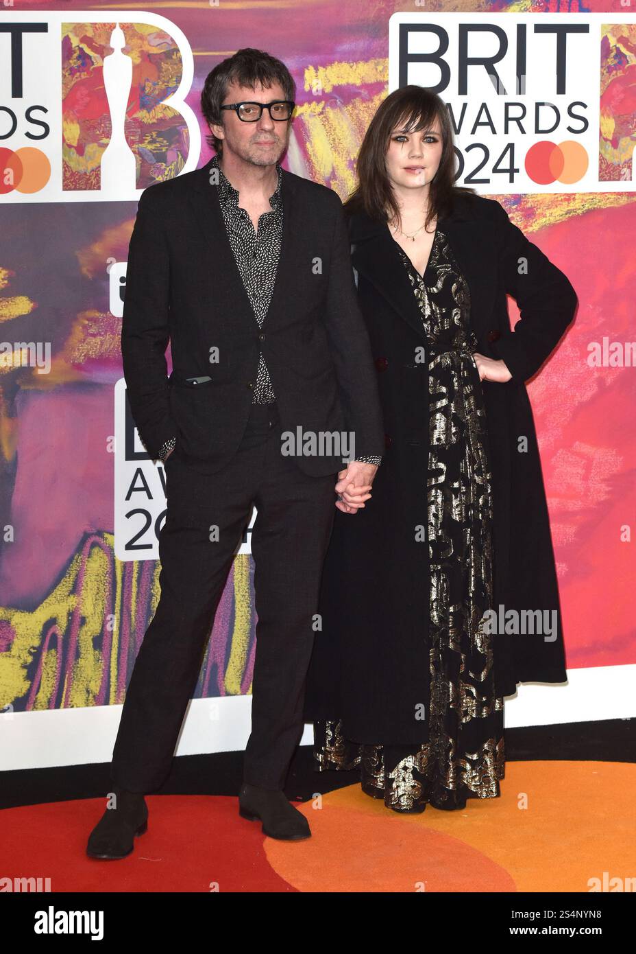 ***EDITORIAL USE ONLY*** Graham Coxon and Rose Elinor Dougall attends ...
