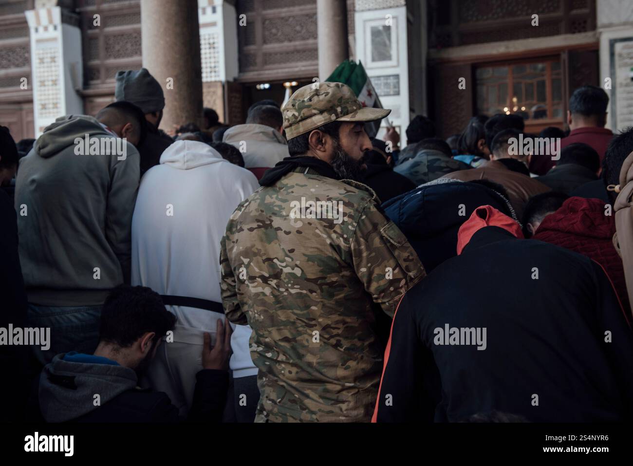 Adrien Vautier / Le Pictorium - Syrians celebrate the fall of the ...